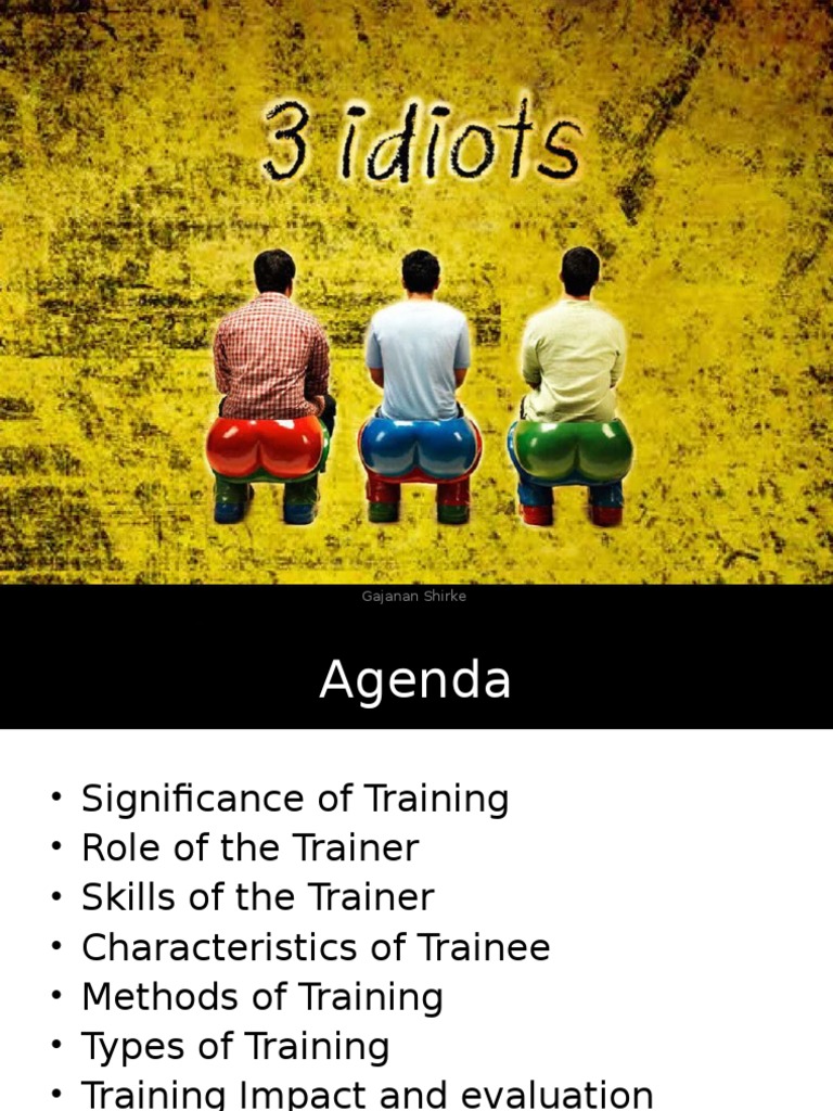 3 Idiots Lessons | PDF | Facilitator | Motivation