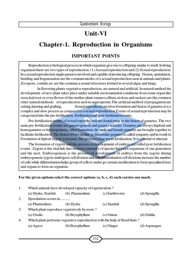 Reproduction in Organisms Overview | PDF | Sexual Reproduction | Grafting