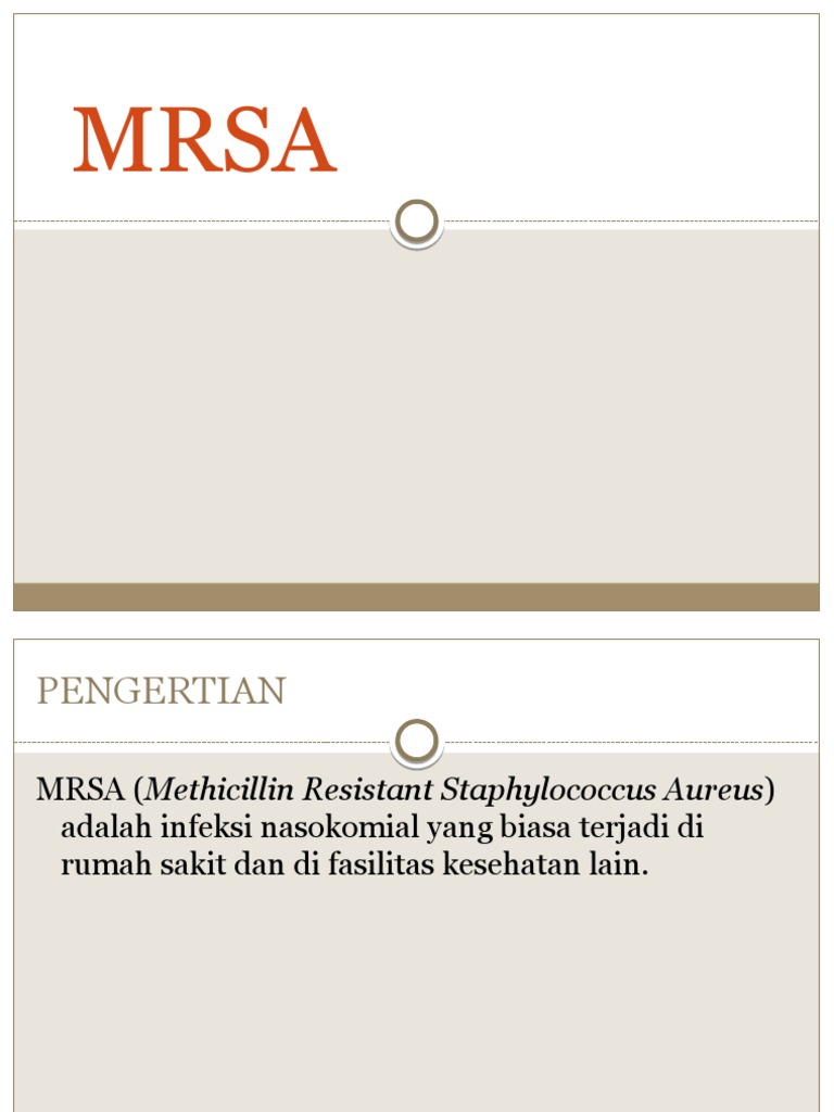 Mrsa | PDF