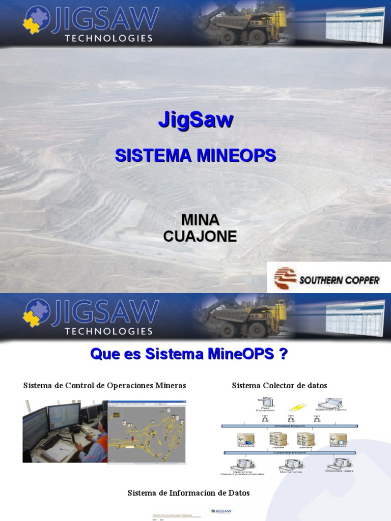 JigSaw Sistema Mineops | PDF | Sistema de Posicionamiento Global ...
