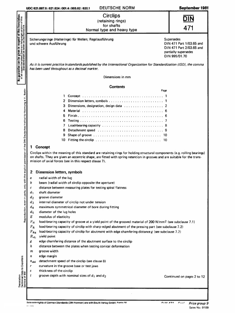 Din 471 | PDF