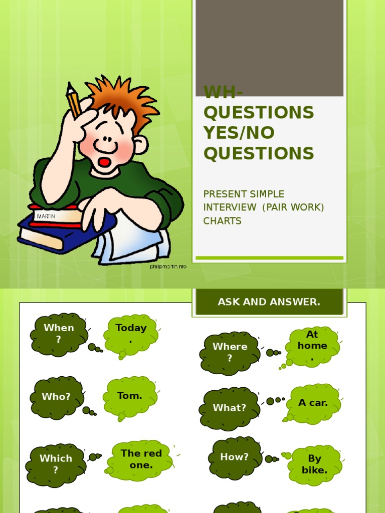 WH Questions and Yes/No Exercises | PDF