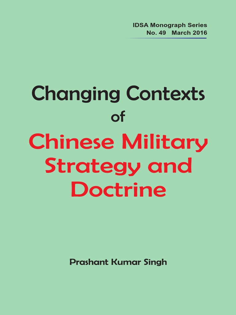 Chinese Military Strategy Evolution | PDF | People's Liberation Army ...