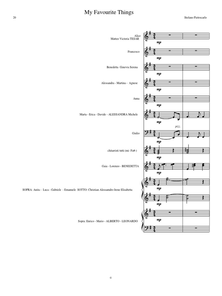 My Favourite Things | PDF