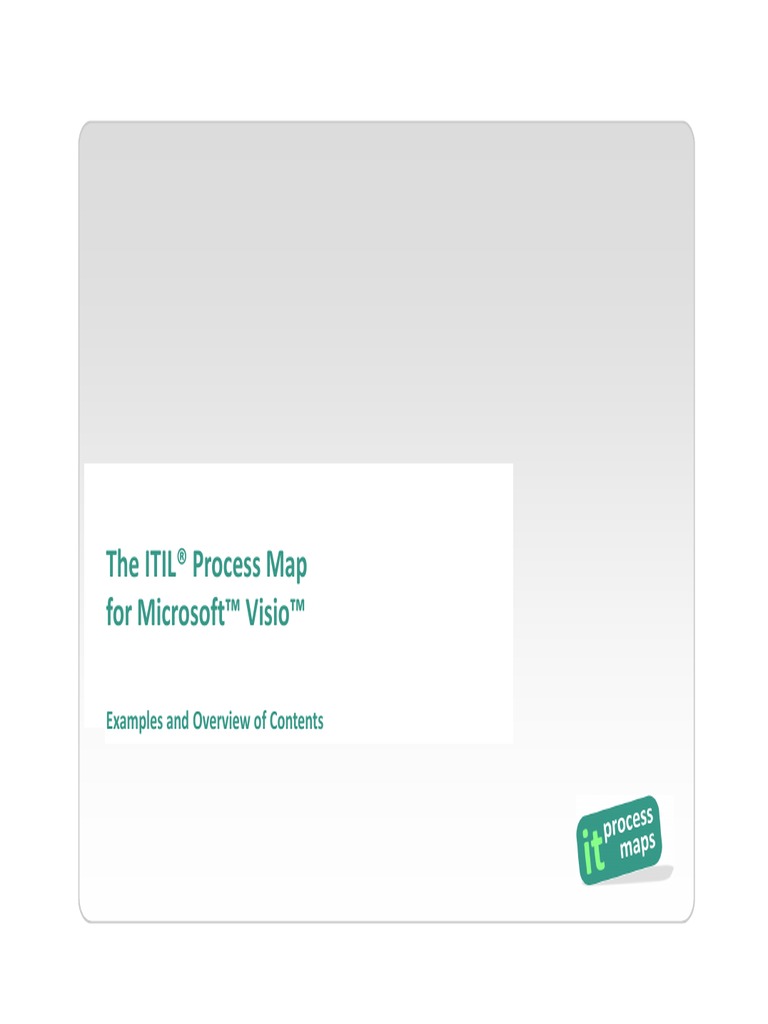 Screenshots Itil Process Map Visio PDF | PDF | Itil | Risk Management