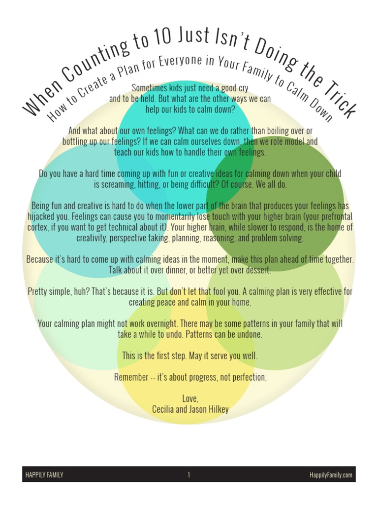 Calming Plan | Download Free PDF | Nature