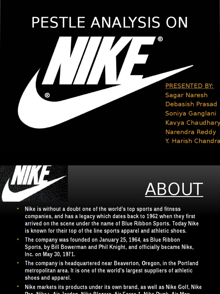 Pestle Analysis On | Nike | Economic Growth