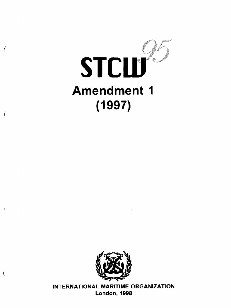 STCW Code PDF | PDF