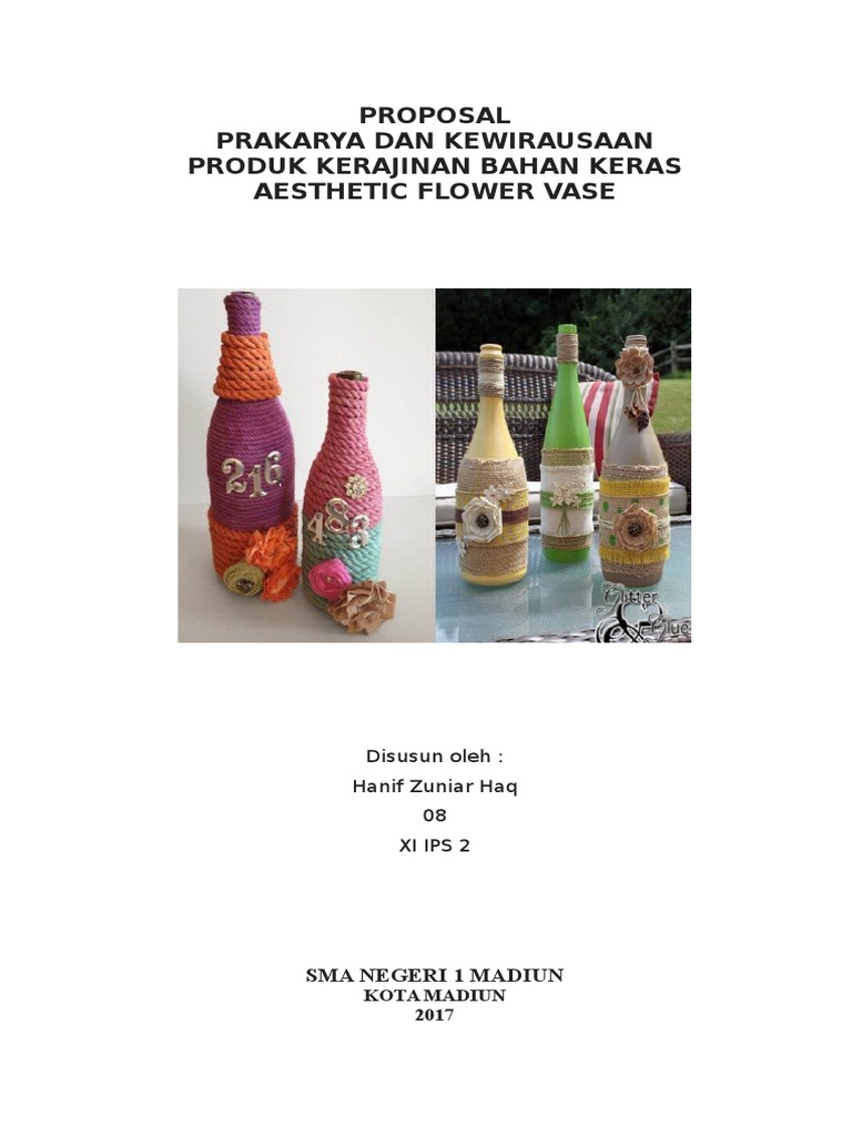 Proposal PRAKARYA DAN KEWIRAUSAHAAN (PKWU) | PDF