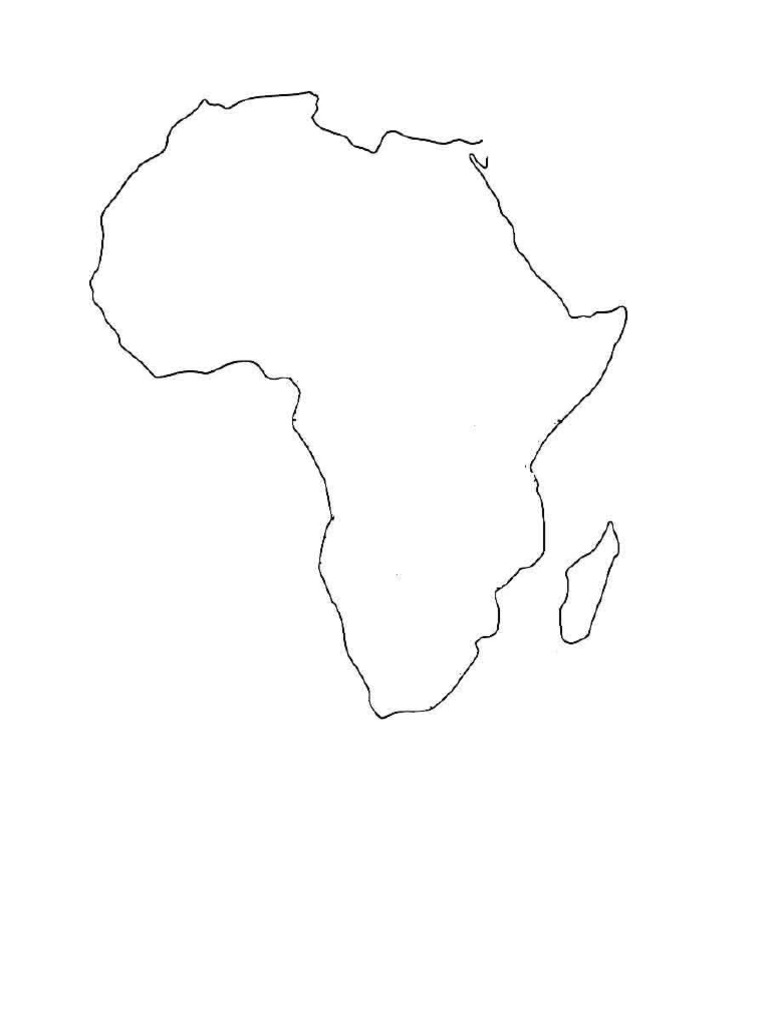 HARTA AFRICII - Contur | PDF