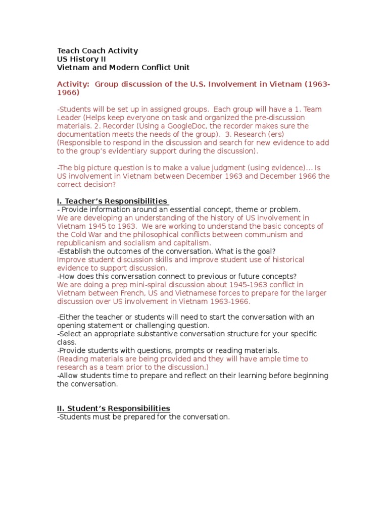 Teach Coach Activity 1 | PDF