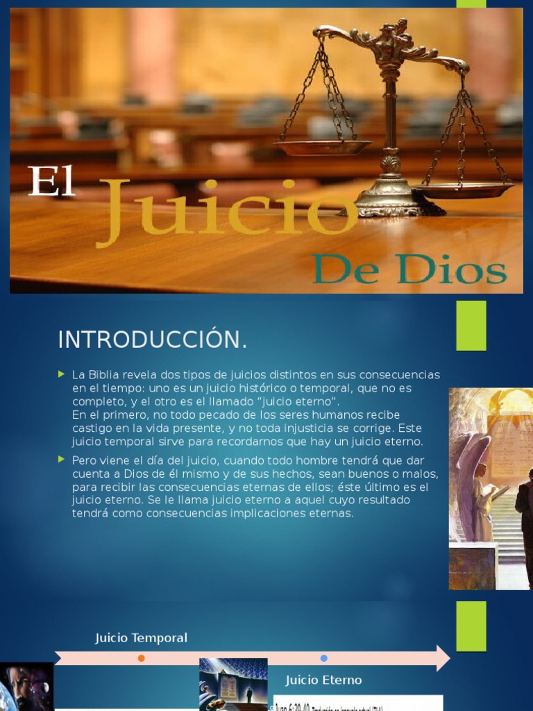 Juicio Eterno | PDF | Cristo (título) | Salvación