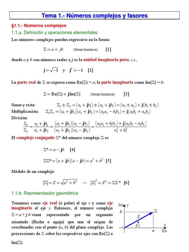 Numeros Complejos | PDF | Número complejo | Álgebra abstracta