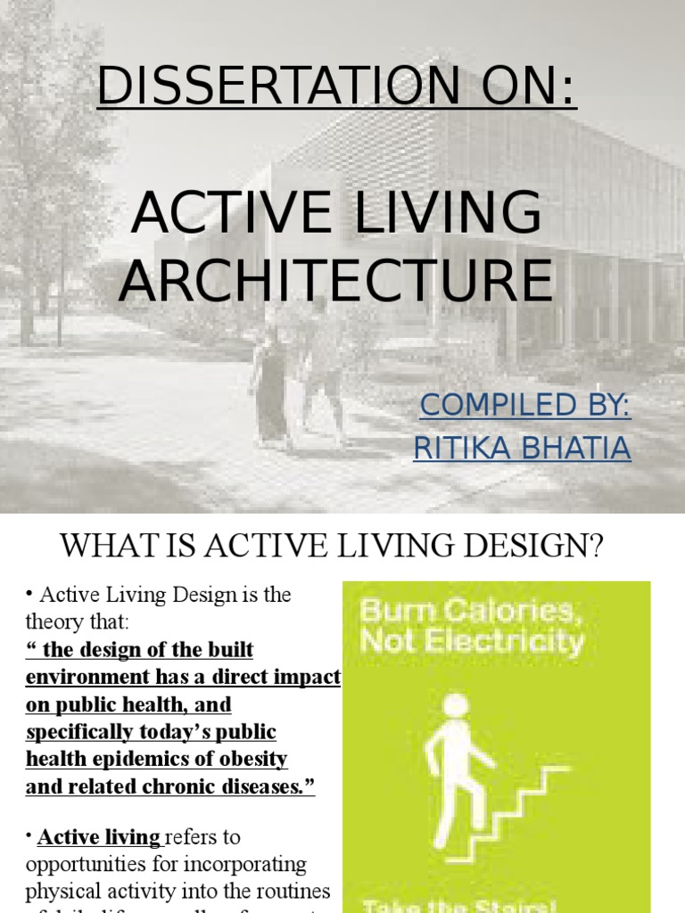 Active Living Architecture | PDF