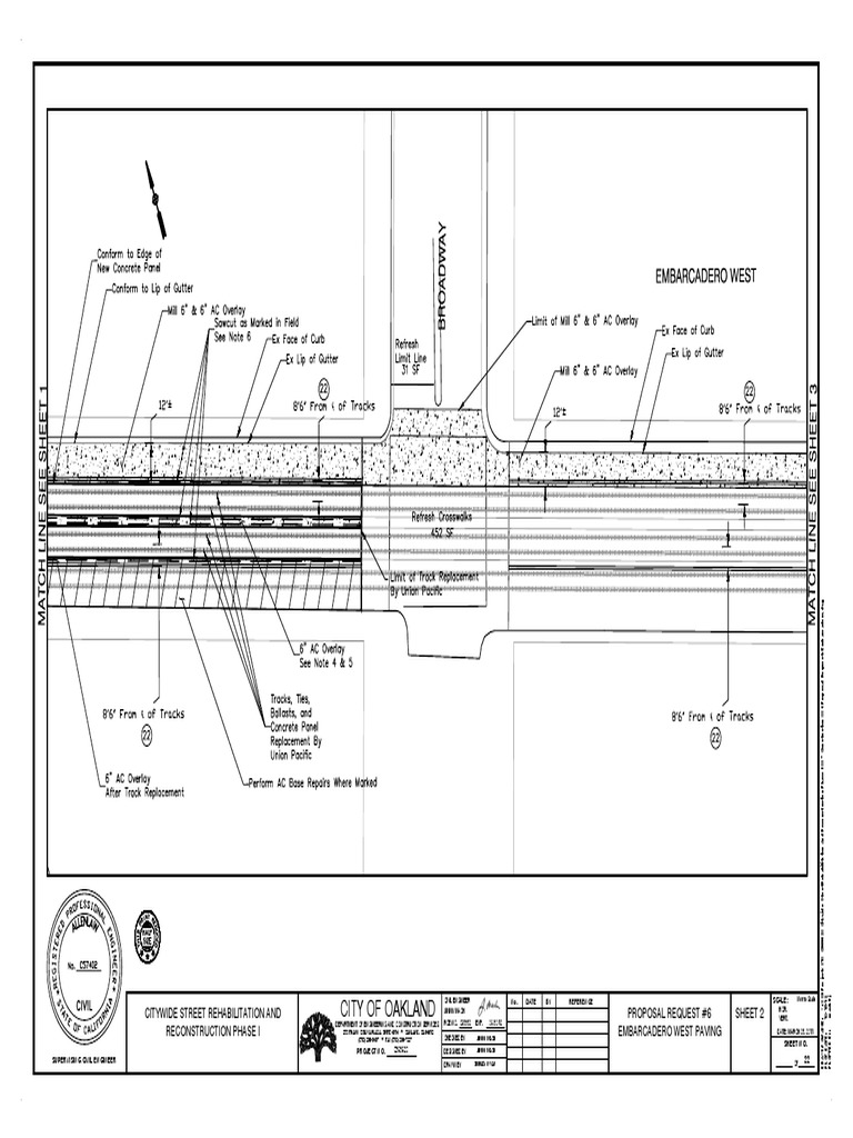 Embarcadero West Paving Proposal Request | PDF