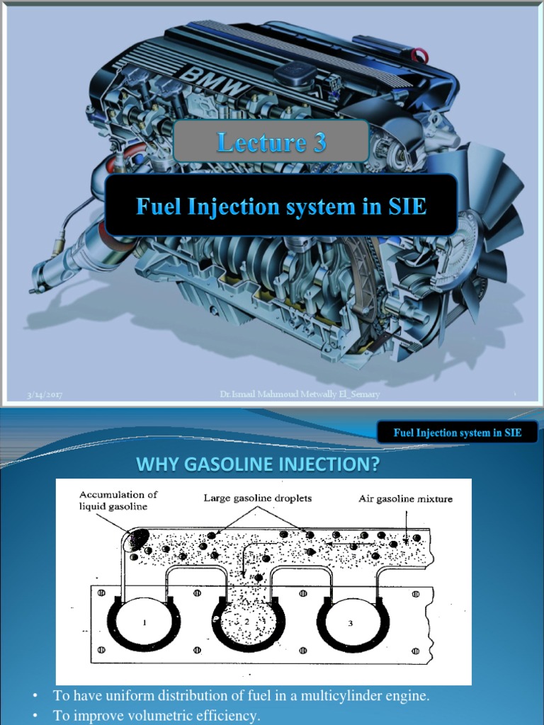 Lec 3a. Fuel Injection System For SI Engine | PDF | Fuel Injection ...