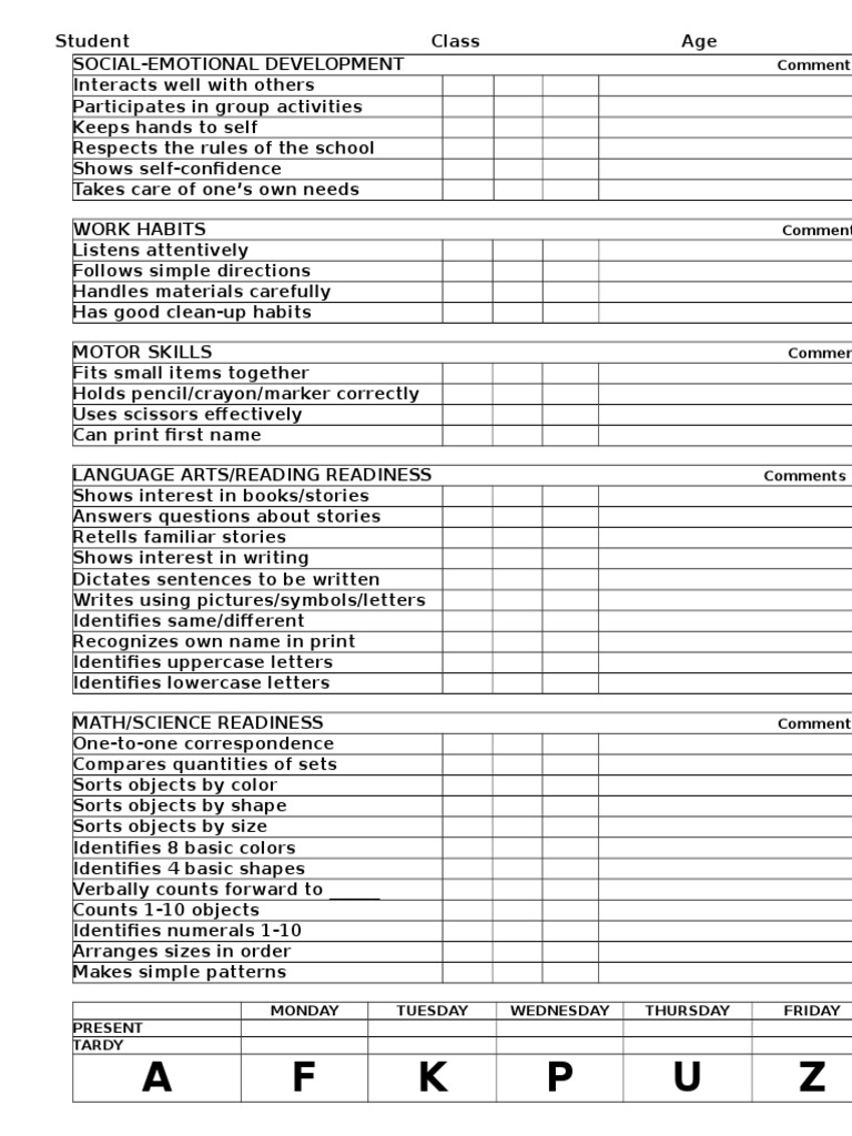 Student Development Assessment Report | PDF