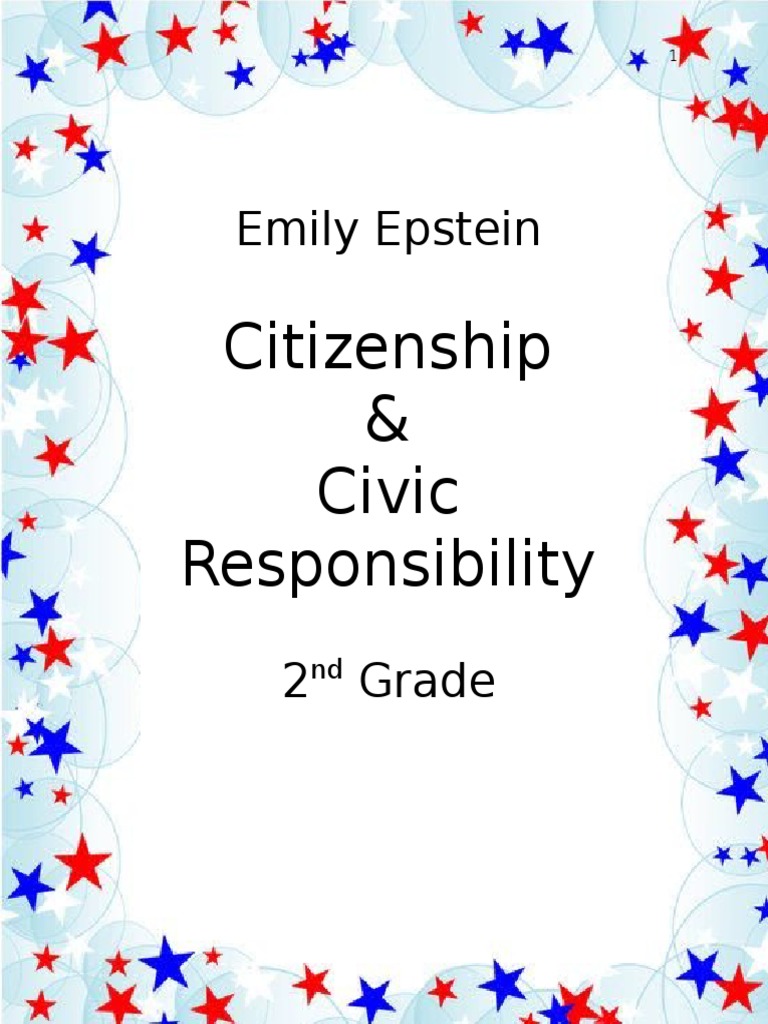 2nd Grade Citizenship Curriculum Guide | PDF | Citizenship ...