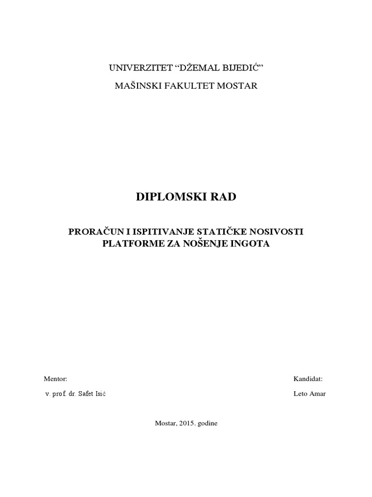 Magistarski Rad | PDF