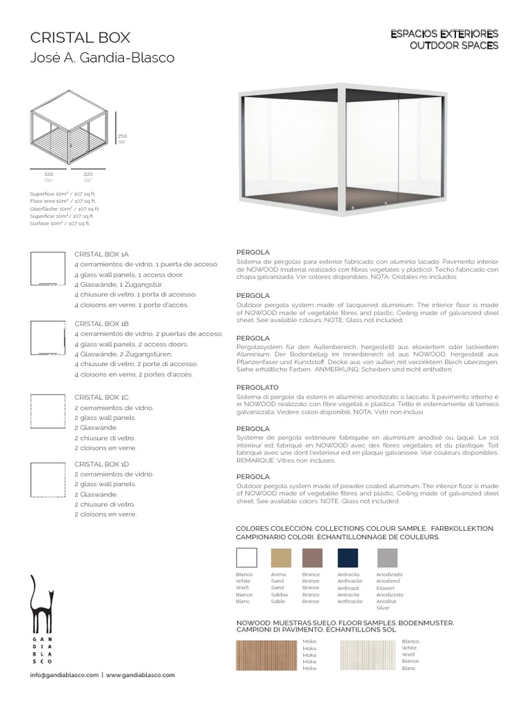 Cristal Box 1 | PDF | Nieve | Enmarcado (Construcción)