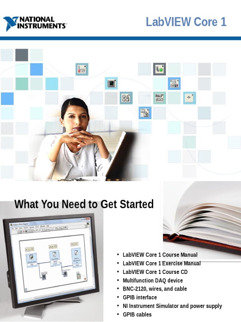 Lesson 1 - Navigating LabVIEW | PDF | Software | Digital Technology