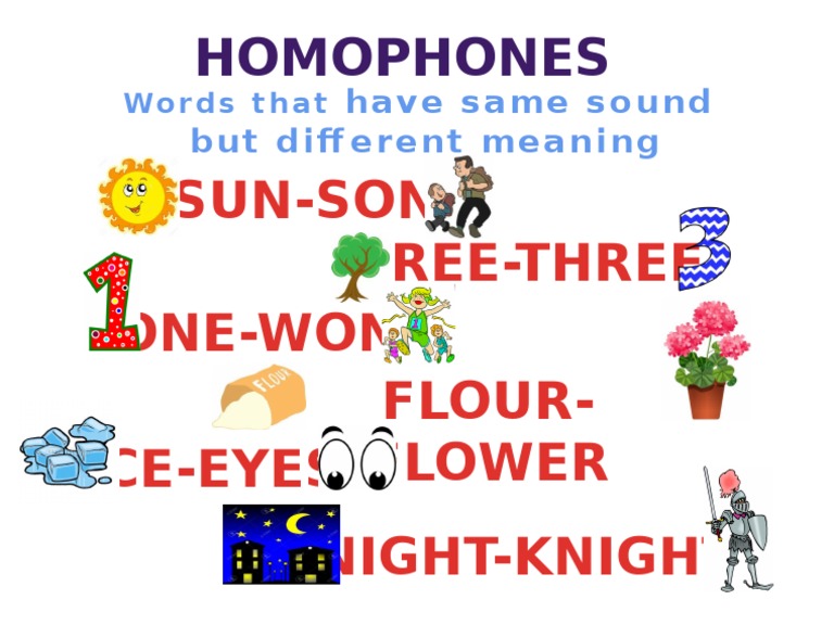 An Illustrated Guide to Common Homophones: Distinguishing Words That ...