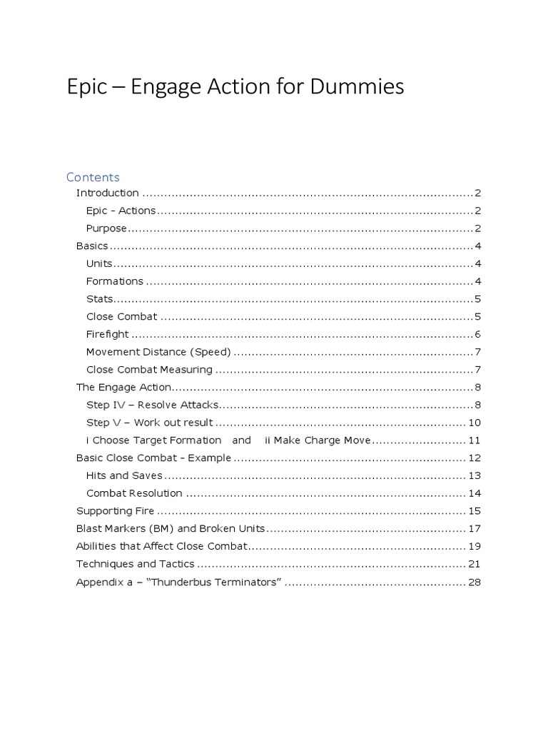 Epic Armageddon - Engage Action For Dummies | PDF | Infantry | Wars ...