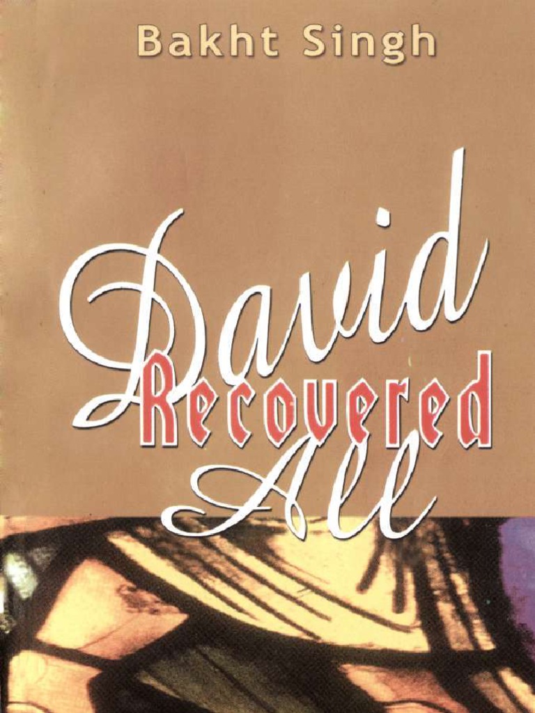 David Recoverd All | PDF | Saul | David