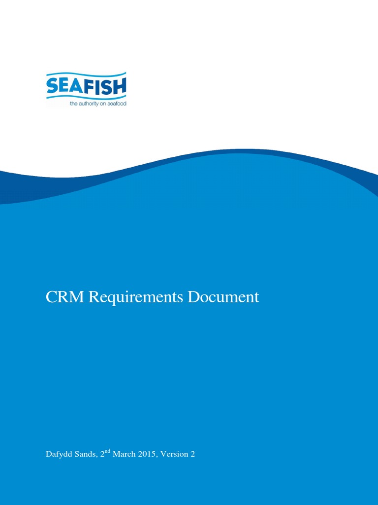 CRM Functional Requirements Overview | PDF | Customer Relationship ...