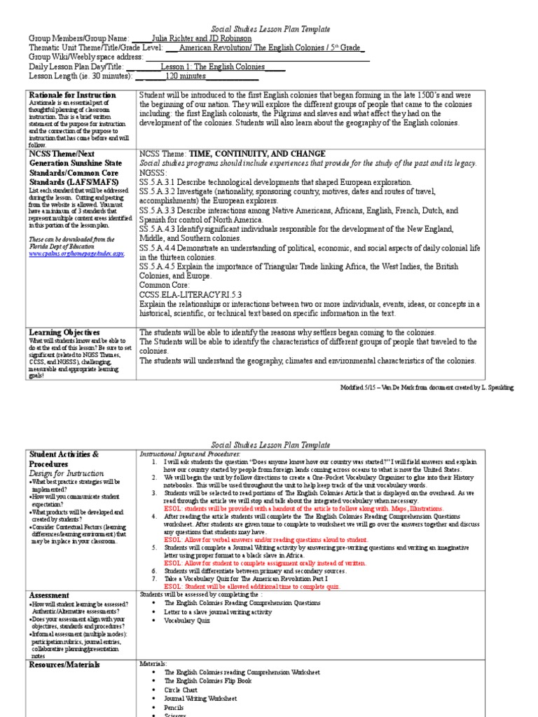 Day 1 Lesson | PDF | Lesson Plan | Educational Assessment