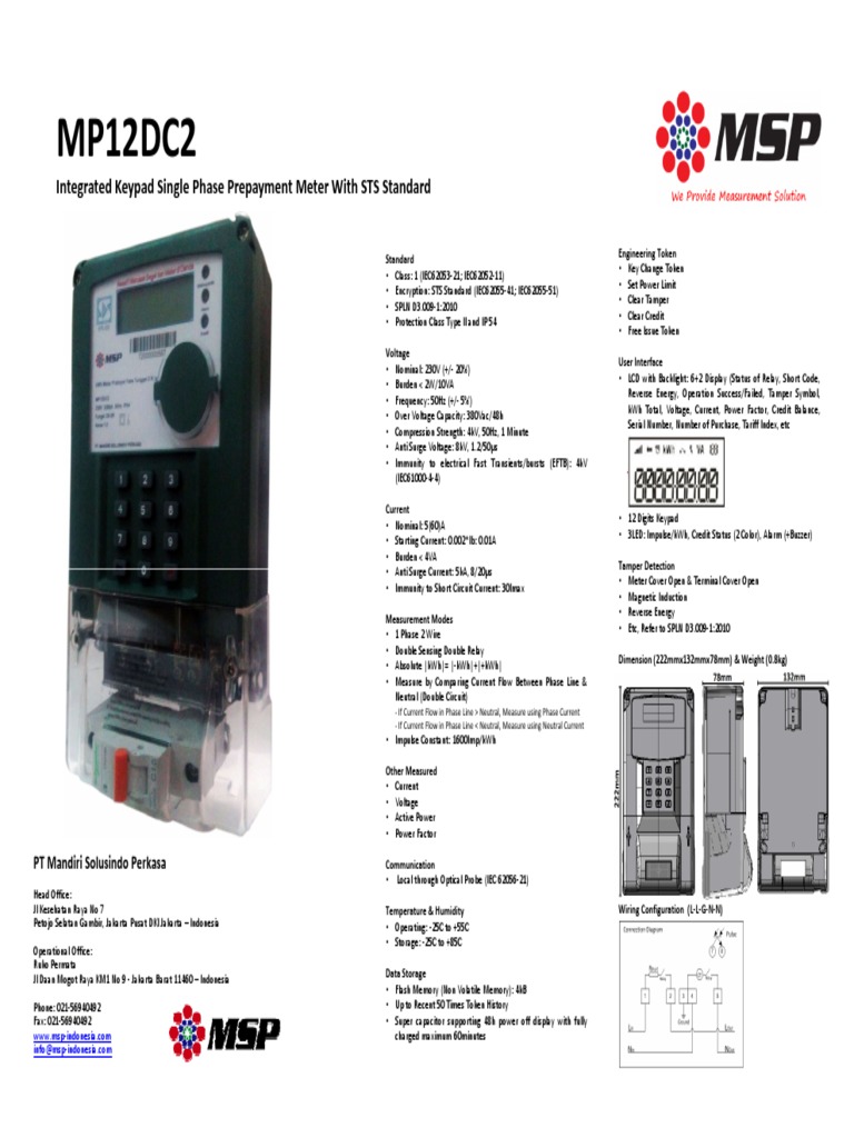 Brochure MSP MP12DC2 Rev2 | PDF | Relay | Capacitor