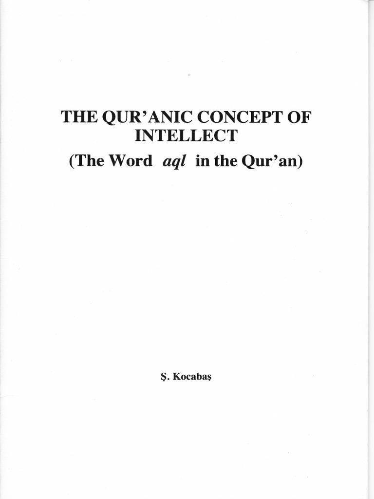 Aql in The Quran | PDF | Quran | Islam