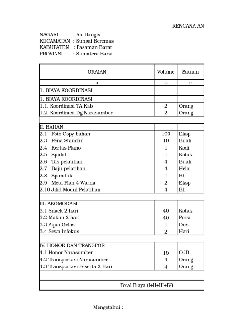 Rab Phbi Untuk Hari Besar Islam | PDF