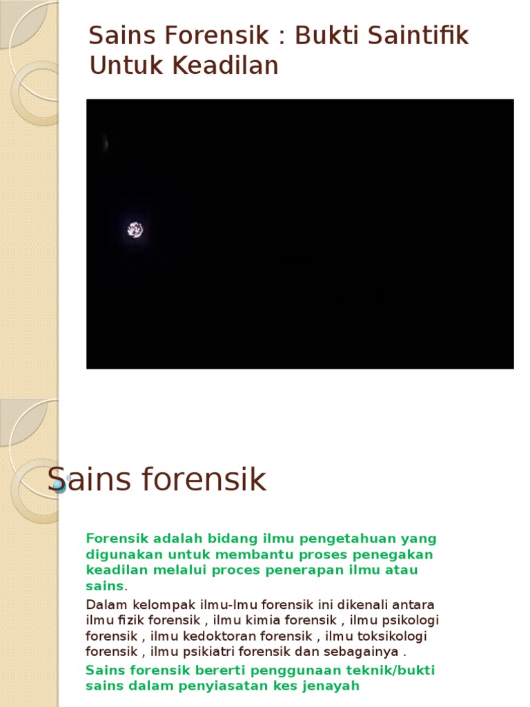 Sains Forensik | PDF