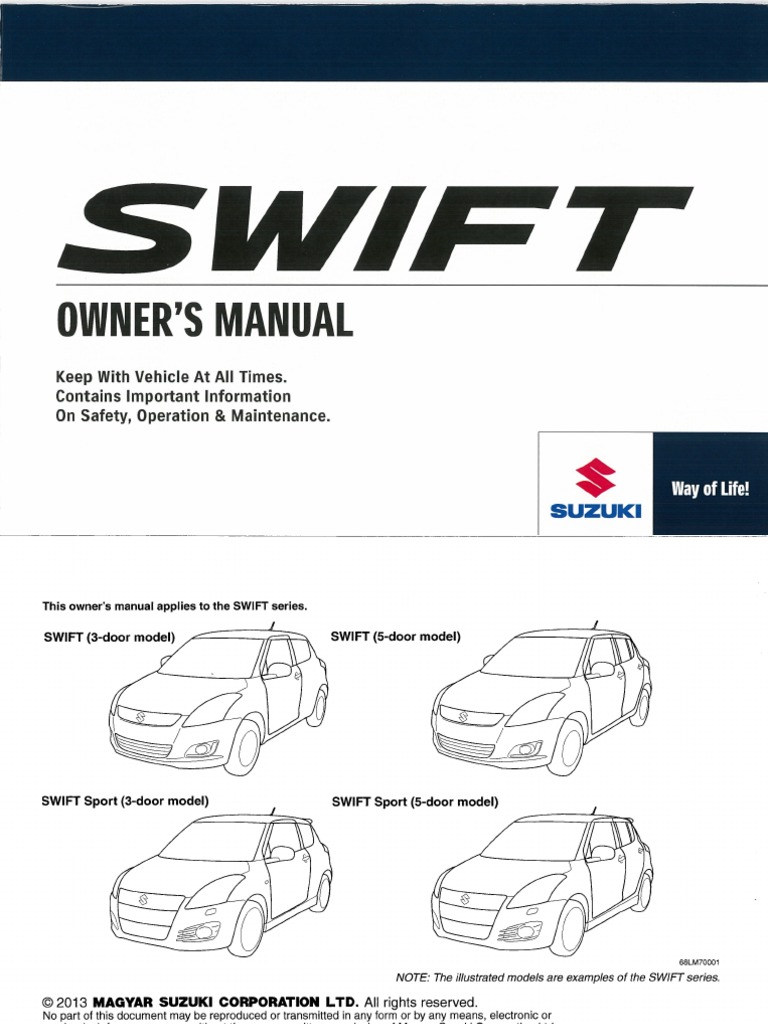 Suzuki Swift Complete PDF | PDF