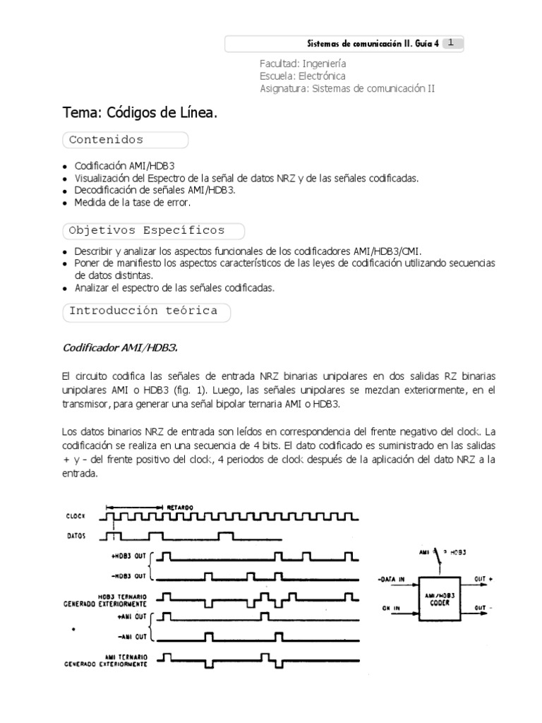 codigos de linea.pdf | Poco | Transmisor