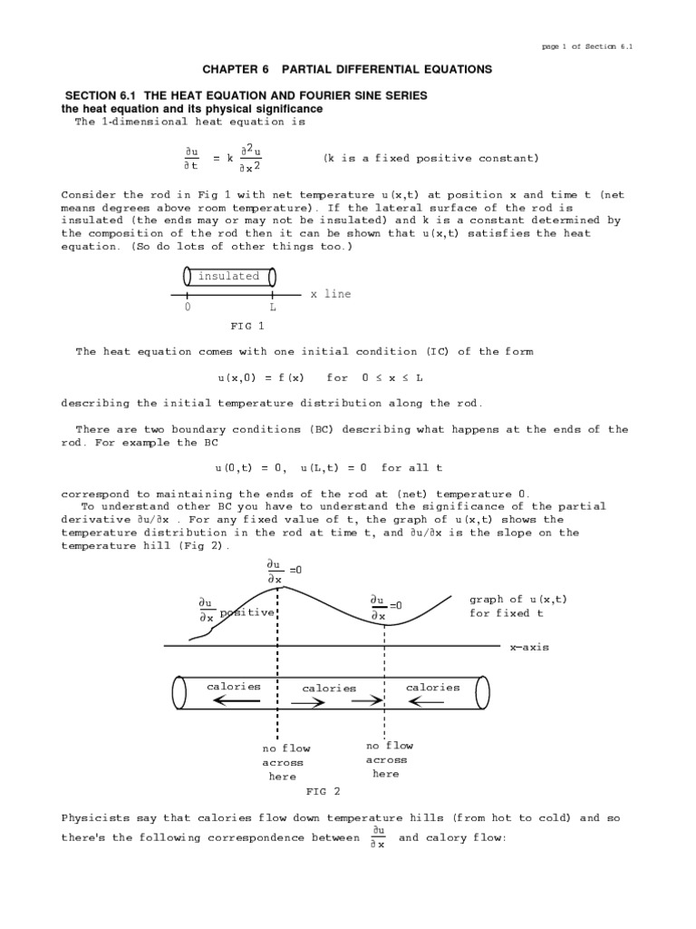 PDE Heat Equation | Download Free PDF | Trigonometric Functions | Sine