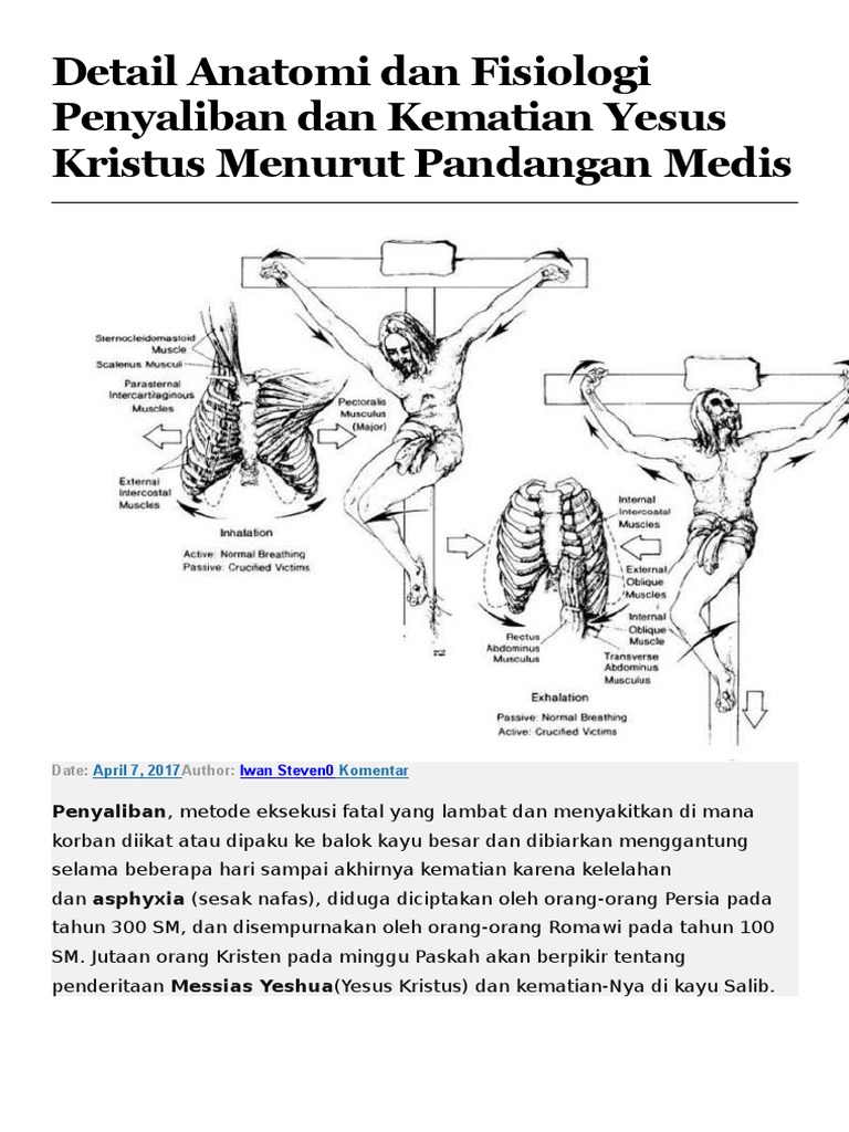 Anatomi Kematian Yesus di Salib | PDF | Agama & Spiritualitas