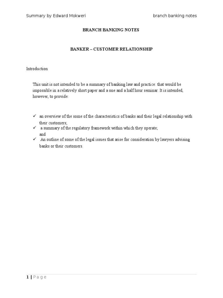 Banker Notes | Lien | Banks