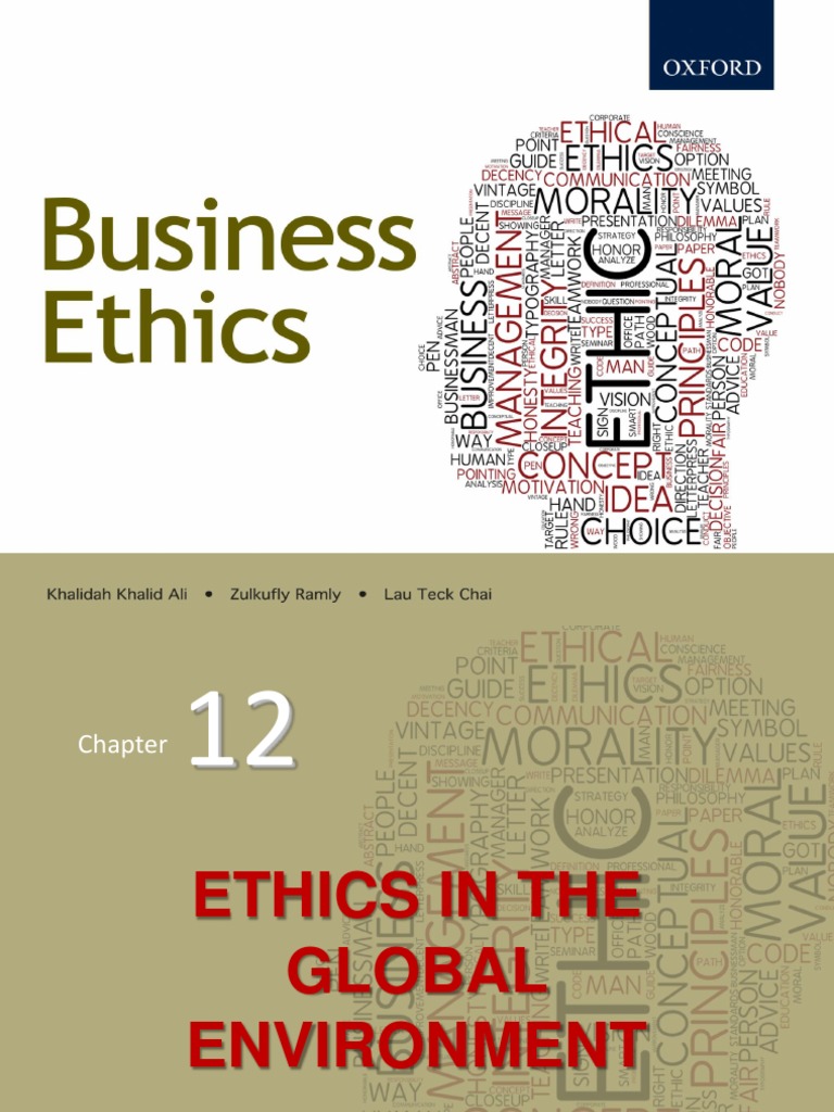Chapter12 - Ethics in the Global Environment | Business Ethics ...