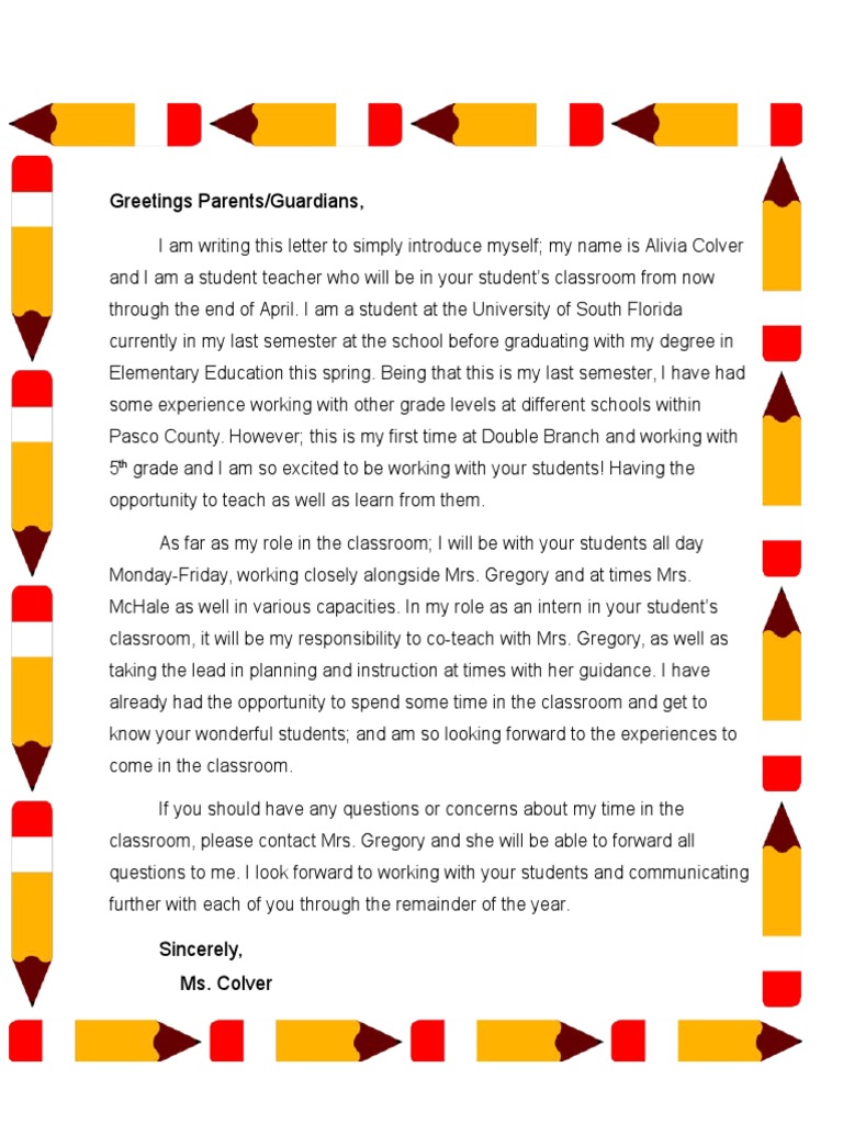 Parent Letter | PDF