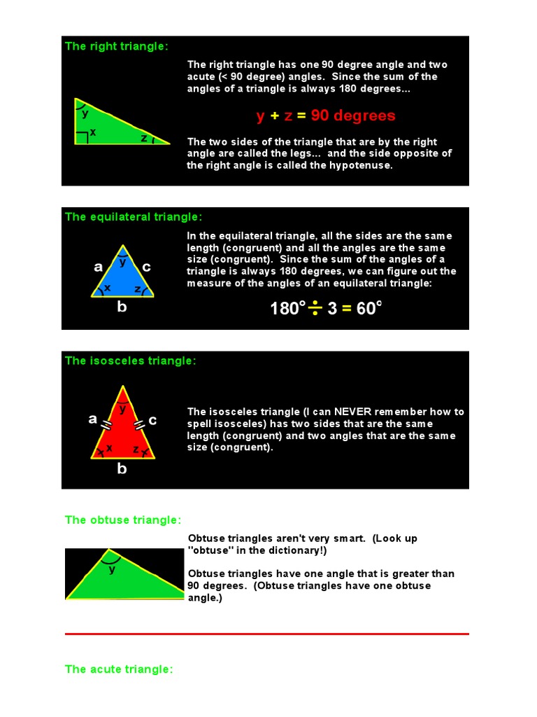 Types of Triangle | PDF | Triangle | Classical Geometry