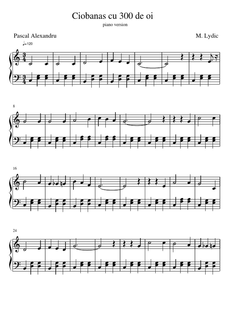 Ciobanas Cu 300 de Oi | PDF | Entertainment | Performing Arts