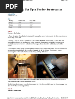 Fret Position Calculator - StewMac | PDF