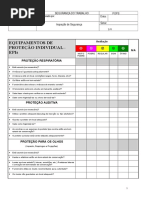 Planilha de EPI's X FUNÇÃO | PDF