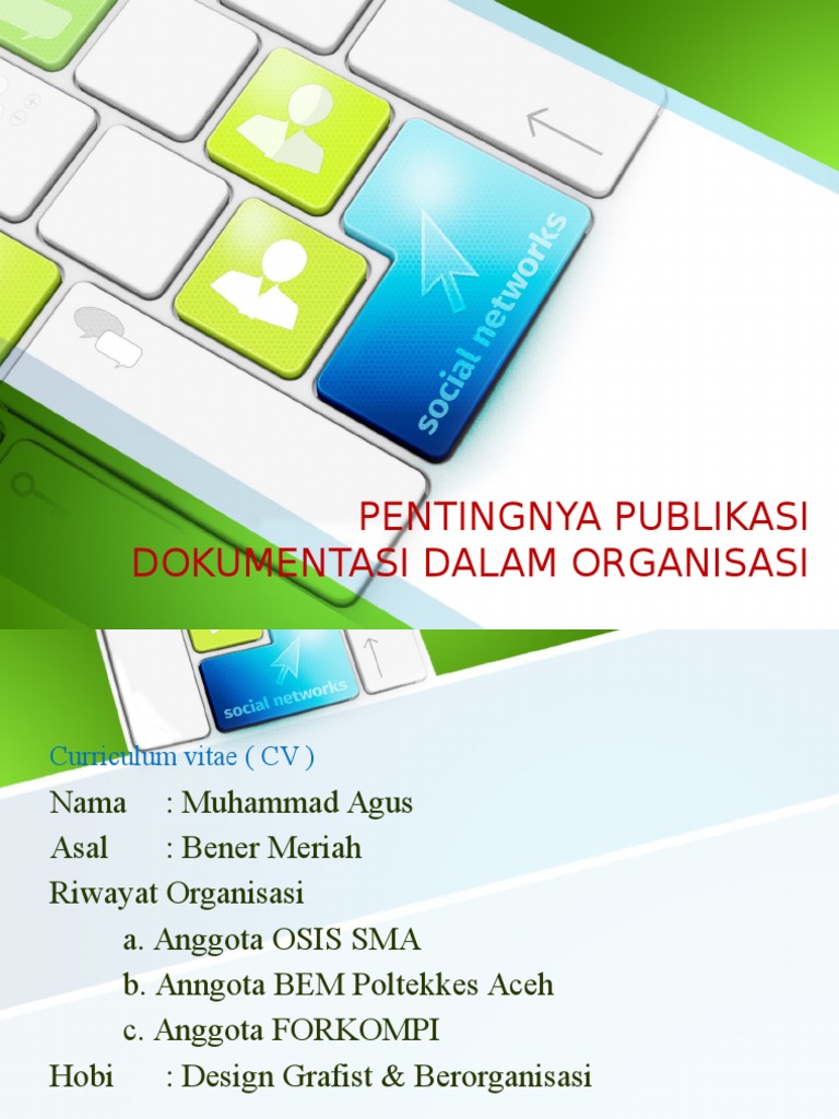 Pentingnya Publikasi Dokumentasi Dalam Organisasi | PDF | Seni