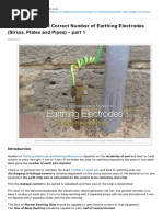 Earthing Strip Calculation PDF | PDF | Electrical Resistance And ...