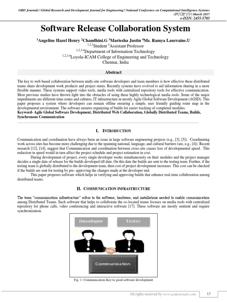 Software Release Collaboration System | PDF | Collaboration | Source Code