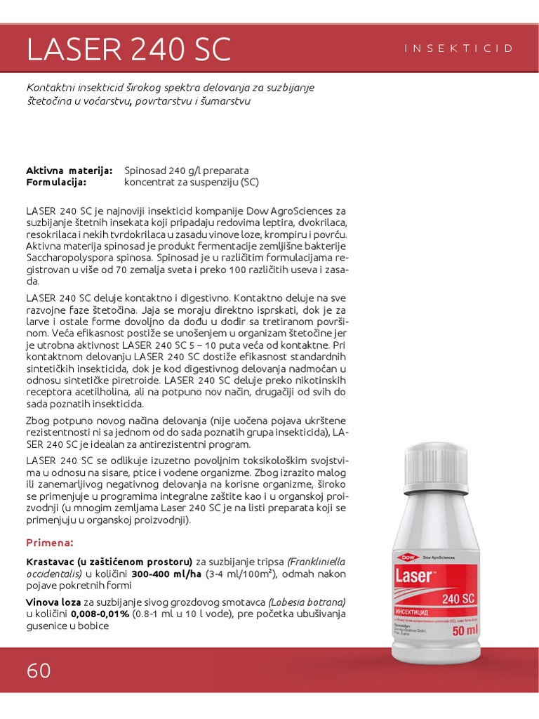 Laser 240 SC | PDF