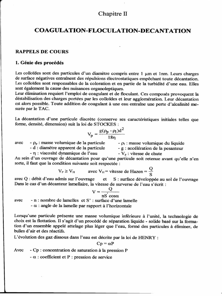 Coagulation Floculation PDF | PDF